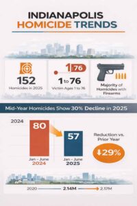Indianapolis 2026 Crime Rate - Homicides Plunge as Policing Shifts